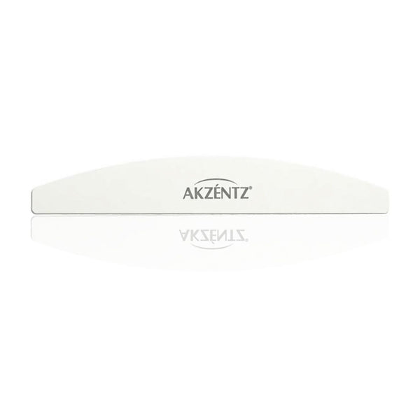 Akzentz White Curved Files - Gel Essentialz