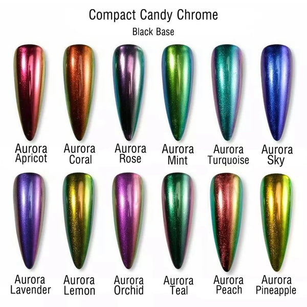 [Vendor] HD Candy Compact Chrome - Aurora Teal HDCCHR-ATEAL | Gel - Gel ...