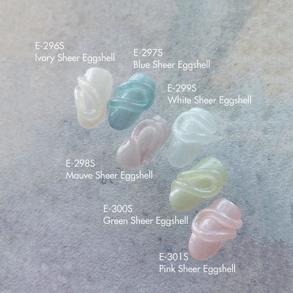 K- E-301S Pink Sheer Eggshell Color Gel 2.5g - Gel Essentialz